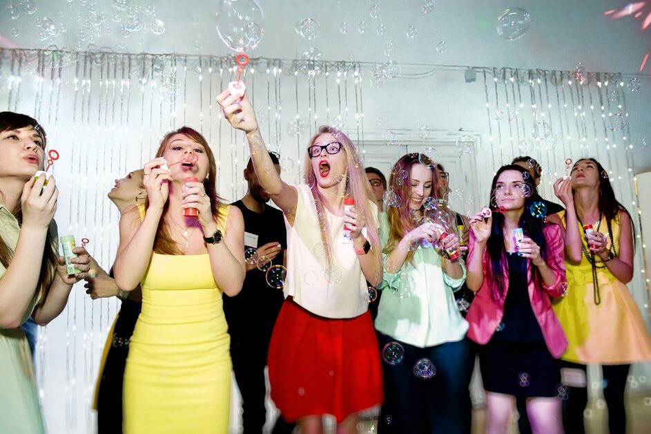 Party venues. Party food